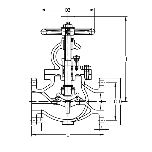 JIS F7471 200A Screw-Down Check Valve - JIS Marine Valve - Hi-Sea Stocks