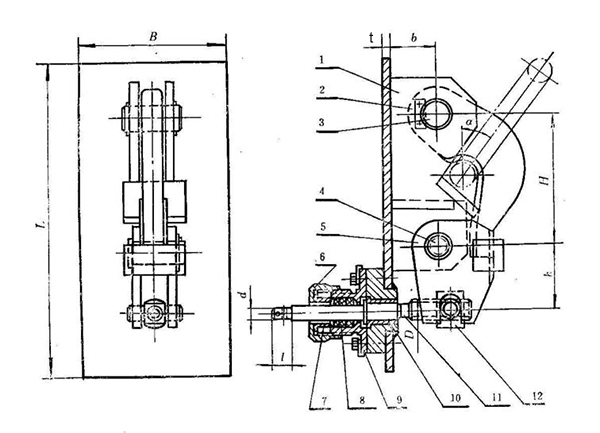 CB 887-77 Watertight Swivel Type Anchor Releaser - Marine Chain Stopper ...